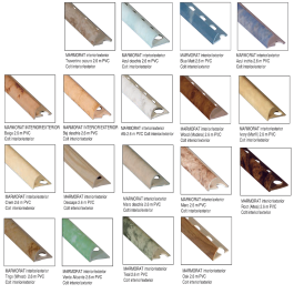 Profil PVC marmorat interior Alb 2.6 m PVC Colt interior - Regata